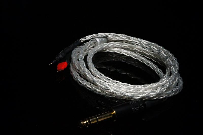 フラグシップモデル PlusSound(プラスサウンド) X8 Series Custom Cable Sennheiser HD650, HD600, HD25-1:2 交換用アップグレード・ケーブル