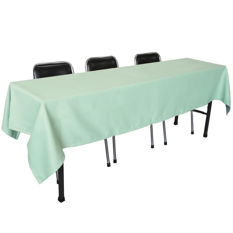 テーブルクロス 長机用 (長方形 / 120×240cm) 防炎加工 (日本製) 無地 会議テーブル (イベントや展示会にも) 日本製