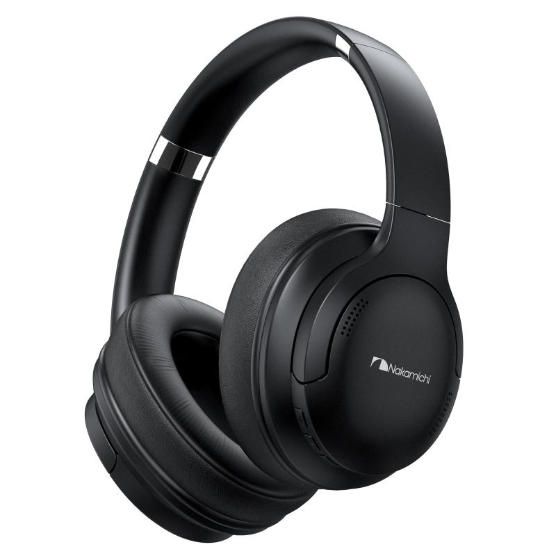 Nakamichi ヘッドホン Bluetooth 5.4 ANCノイズキャンセリング マイク内蔵 30時間連続再生 ワイヤレスヘッドホン 有線無線両用 マルチポイント 折りたたみ式 ヘッドセット OW1500ANCANCノイズキャンセリン...