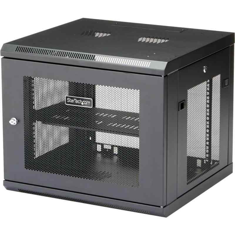StarTech 壁は、サーバラックキャビネットマウント - 4ポスト調節可能な深さ（2" 〜19" ）ケーブル管理とネットワーク機器エンクロージャ（rk920walm） 9U製品タイプ:壁を配置/マウント:ラックエンク...