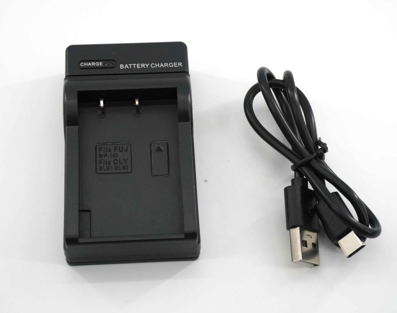 VECASDEN 対応オリンパス BLS-1 BLS-5 BLS-50 互換充電器 USBチャージャー BCS-1 BCS-5 E-410 E-400 E-420 E-620E-PL1 E-P1 E-P2 E-P3 E-PL3 E-PM1 ...