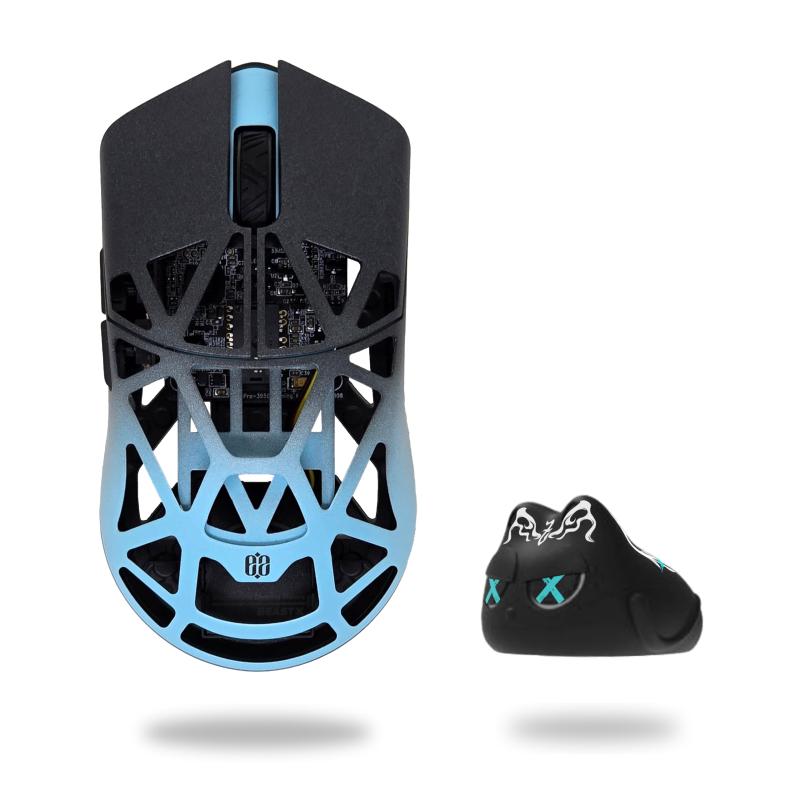 EZ × WLmouse Beast X Pro NOEZ FOXX Edition Limited 777 ゲーミングマウス ワイヤレス 日本カラー 超軽量 8000Hz ドングル同梱【超軽量41gと高剛性】剛性の高いマグネシウム合金ボデ...