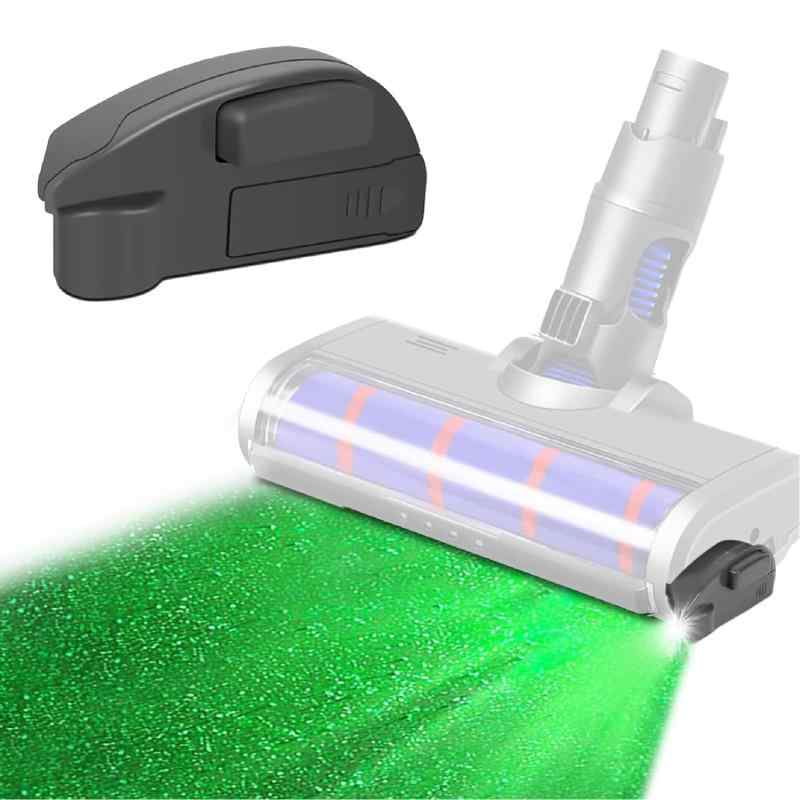 Shark 用掃除機ダスト表示 LED ランプ、 塵探知ライト、 緑色のライトは目に見えないペットの毛、猫、犬の毛皮を照らします。【強化された光学】LED緑色光の使用により、昼夜を問わず、隅や端の周囲で、より広い光範囲とより可視的な光効果が...