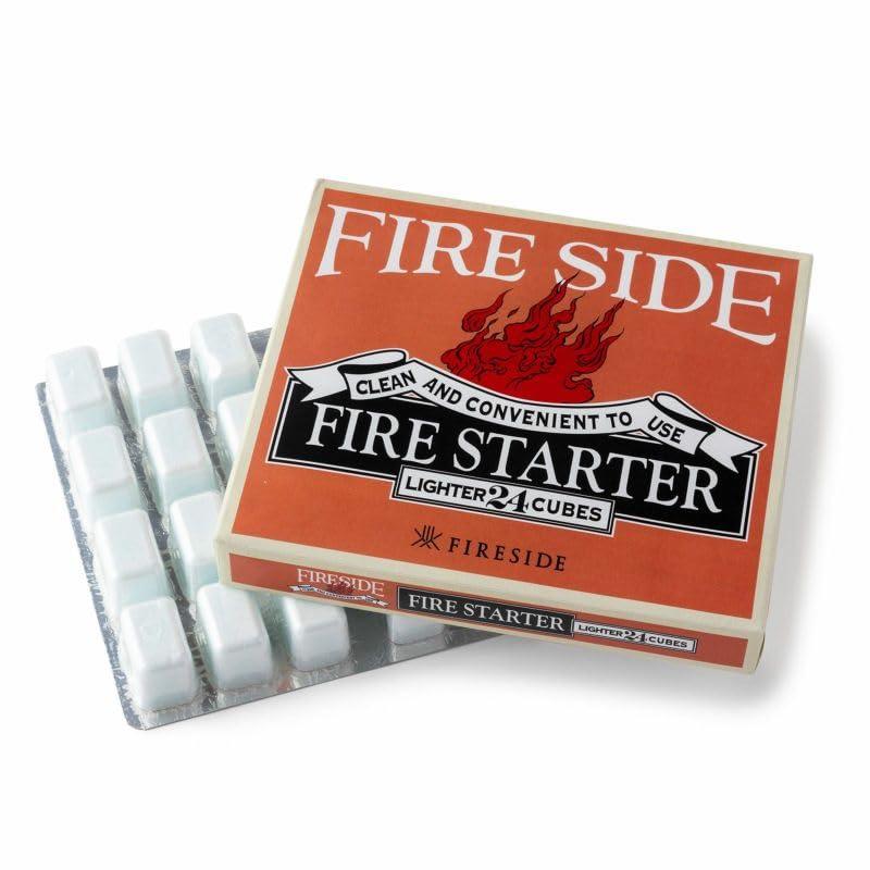 ファイヤーサイド Fireside ファイヤースターター ドラゴン着火剤（1箱）24個入×12箱 [ 630540 ] 着火剤 着火材成分：パラフィン80%・水分10.75%・樹脂8.5%・その他1パック：24個パック重量：（1パック350...