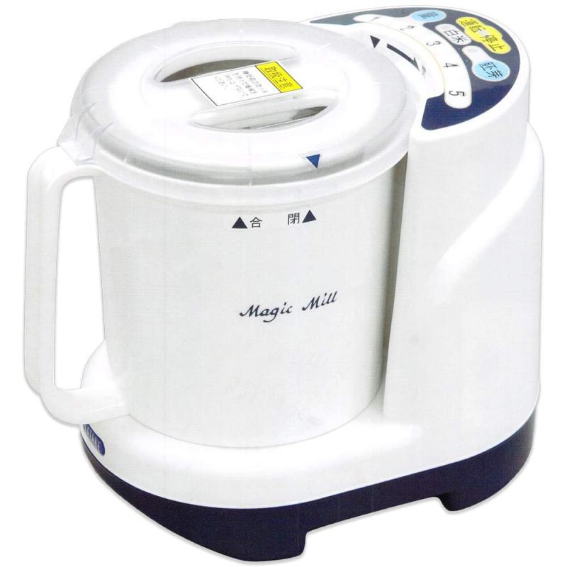 サタケ マジックミル キッチン用精米機 パールホワイト RSKM300サイズ:高さ23.9×幅17.7×奥行28.7cm電源:AC100V消費電力:280W1年1合~5合まで必要な量を精米白米・胚芽米と2段階精米5合を4.5分で白米に精米本...