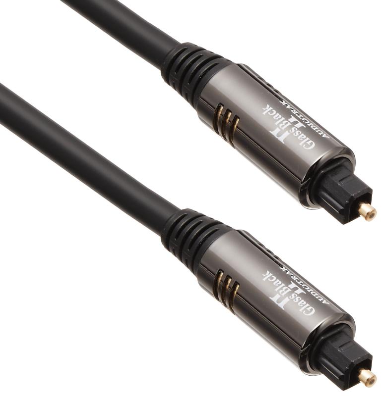 WiseTech AUDIOTRAK Glass Black II plus 3.0m 光デジタルケーブル端子形状:角型 (角型→丸型変換コネクター付属(×1))ケーブル外径:6.0mm端子部外径:12.2mm(最大)許容曲げ径:65.0m...