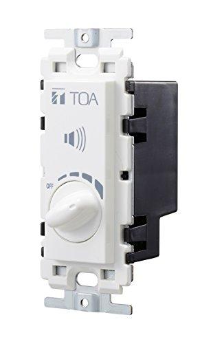 TOA トランス式アッテネーター 壁面埋込型音量調節器 ハイインピーダンススピーカー用 音量調節5段階 AT-065A最大6W入力に対応できるトランス式の壁面埋込型音量調節器です。音量調節が5段階で行え、より細かい設定が可能です。差し込むだ...