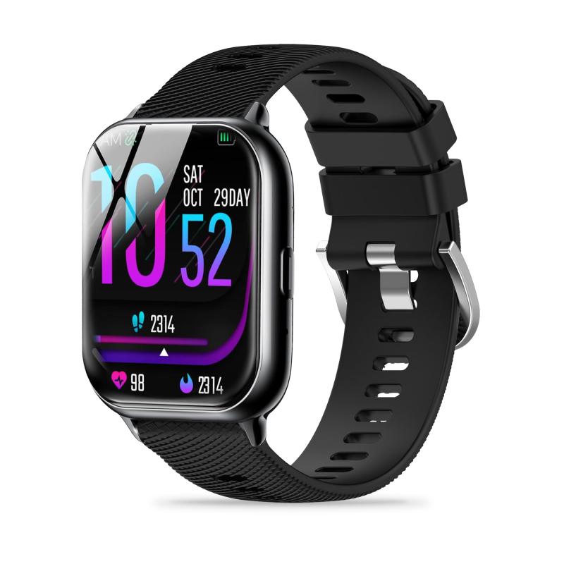 [KONXISA] MTDKA R8 1.85インチ スマートウォッチ 対応 バンド quick-release 交換バンド シリコン 独特の質感 軽量、快適、耐久性、防水性防汗 男女兼用 スタイリッシュ