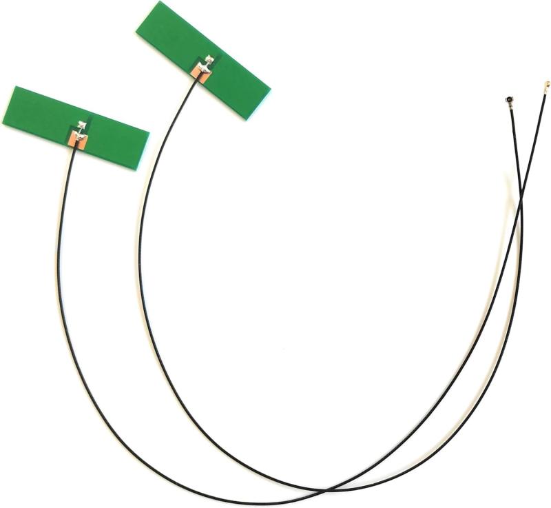 WiFi アンテナ MHF4 ケーブル 内蔵 Bluetooth 無線LAN用 PCB 内部アンテナ 2本セット【MHF4コネクタ対応】小型のMHF4コネクタを採用したWifiアンテナです。Intel AX200NGW、Intel AC 9...