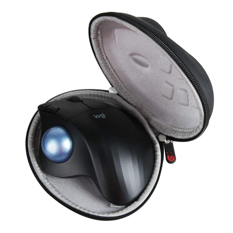 Logicool ロジクール ワイヤレスマウス トラックボール 無線 M575SPOW / M575SPd / M575SPGR/M575S専用収納ケース-HermitshellHermichel-ハードトラベル収納キャリングケースのために...