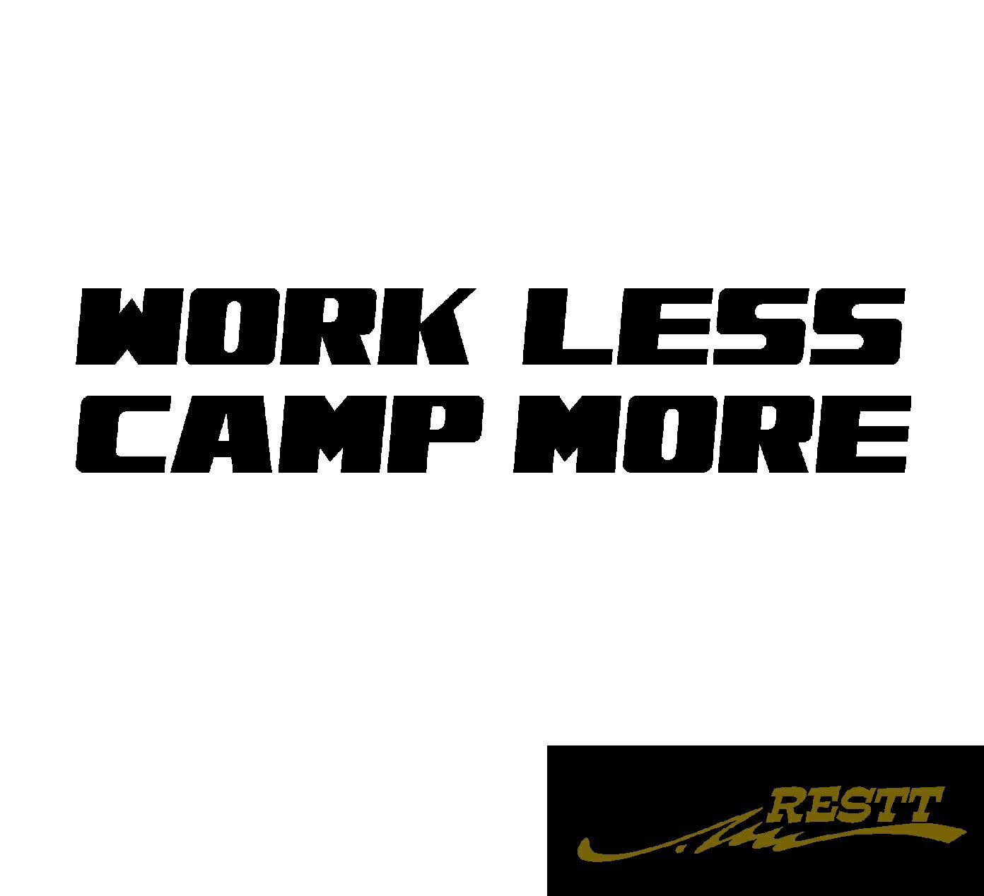 商品詳細 Work Less Camp More！ 仕事を減らしてキャンプしよう！ ・サイズ 縦3cm×横15cm程度 サイズを以下の種類からお選びいただけます。 小サイズ 中サイズ 大サイズ 特大サイズ ・カラーは選択ボタンからお選びくだ...