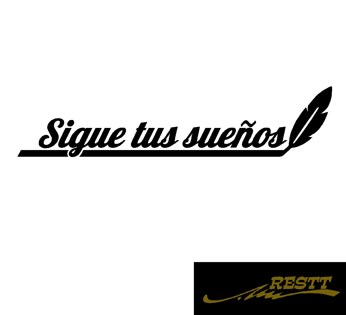 商品詳細 Sigue tus suenos 夢を追え！ スペイン語でクールにアピール♪ ・サイズ 縦3.5cm×横15cm程度 サイズを以下の種類からお選びいただけます。 小サイズ 中サイズ 大サイズ 特大サイズ ・カラーは選択ボタンからお...