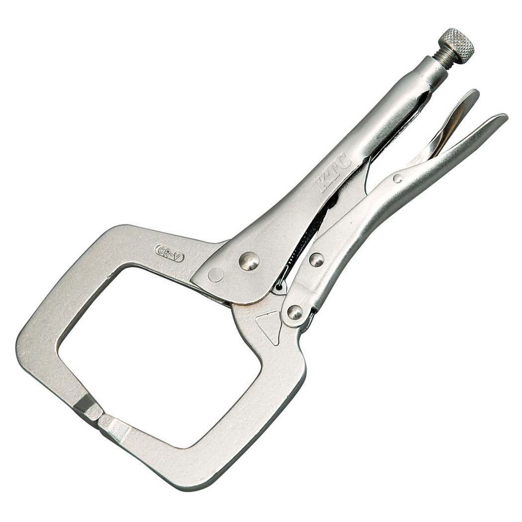 スタイル：インダストリアル◆商品名：京都機械工具(KTC) ロッキングプライヤーCクランプ 610R開口値:0~330L:610l:400H:90角鉄材やパネル類の固定、溶接作業に便利 警告 電気が流れているものには使用しないでください 注...