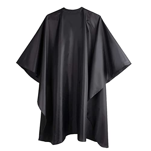 [BTtime] ヘアーエプロン 散髪用ケープ お家で手軽に散髪 防水 毛染めケープ 大人用 散髪マント 折り畳み可能 静電防止 ヘアカット 調節可能 美容院 プロ用 ヘアスタイリングツール (ブラック)ブランド: BTtime ◆◆◆ご利...