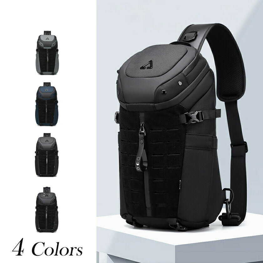 12.9インチ対応 ボディバッグ 大容 アウトドア バッグ バックパック リュック 続々入荷中 gray navy black camouflage