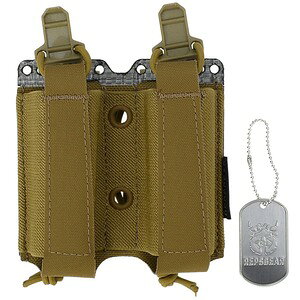 レプズギア ハンドガン用 伸縮式タクティカルシーンを制する。REPSGEAR ダブルマガジンポーチ手頃な価格で高品質なプロダクトを展開する「レプズギア」。「FERRO CONCEPTS - Double Elastic Pistol」をモデ...
