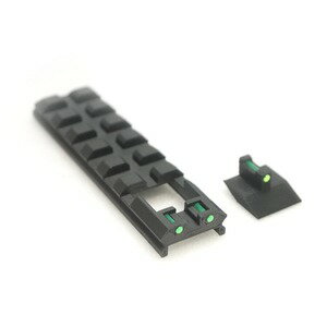 エフアンドエフ 20mmレール 集光ファイバー光学機器の搭載と見やすい照準を両立するレールエアガン用カスタムパーツを展開する、F＆F GunParts。SOCOM Mk23対応20mmトップレールです。 スライド上部へ取り付けることで、対応...