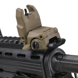 米国製 マグプル アメリカ製 Made in USA軽量で頑丈、スプリングで簡単に展開できる、バックアップサイトMAGPUL(マグプル)社のフロントサイト MBUSです。 ローコストな射出成形モールドで作られた、フォールディング式のバックア...