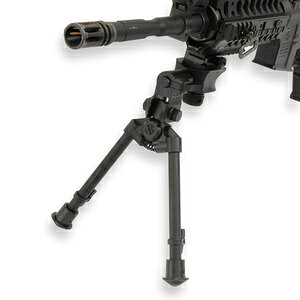 バイポッド TOKYO MARUI「東京マルイ 銃架 タクティカルバイポット No118」ライフルのアウターバレル用バイポット。バレル径に合わせて調整し、脚は高さを6段階に伸縮可能。レールがなくバイポットが取り付けできなかったモデルにもバイ...