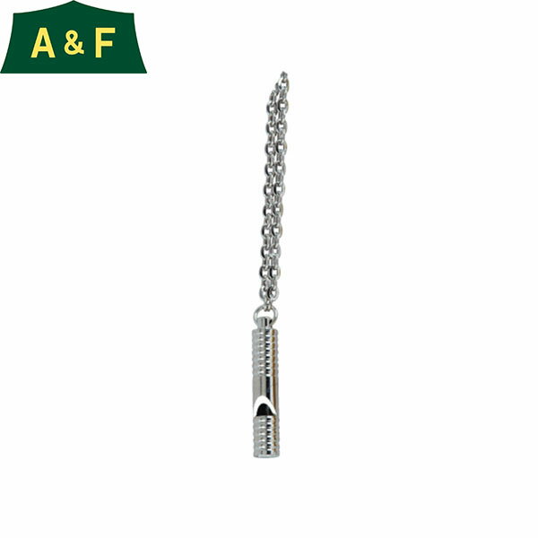 サバイバルホイッスル シルバーオール真鍮製ですので、錆びずにご使用いただけます。■商品サイズL4.3×φ0.8cm/チェーン長:約72cm■重量16g■原産国JAPAN■素材表記真鍮 A&F（エイアンドエフ）とは 創業から40年以上の経験で...