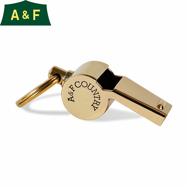 A&F ブラスホイッスル重厚な1.2mm厚のオール真鍮製コンパクトホイッスルです。■商品サイズW4.5×H1.6×D1.4cm■重量17g■原産国JAPAN■素材表記真鍮 A&F（エイアンドエフ）とは 創業から40年以上の経験で培ったアウト...