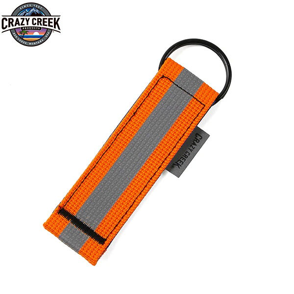 クレイジークリーク フックアンドループ キーキーパーCRAZY CREEK クレイジークリーク フックアンドループ キーキーパーはリフレクター（反射板）の付いたリング付きのシンプルなキーホルダーです。テープ部分にはリフレクターを取り付けいる...