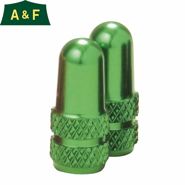 A&F アルミバルブキャップ 仏式 グリーン ※写真の色と実際の商品の色は多少異なる場合がございます。 ※商品画像はメーカー提供のサンプル画像です。 製品仕様・デザインは改良のため予告なく変更される場合がありますのでご了承ください。 正規品...