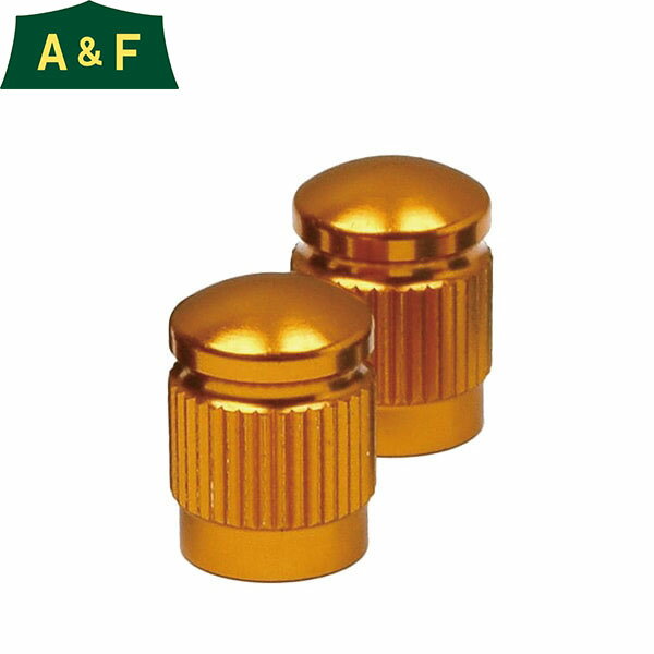 A&F アルミバルブキャップ 米式 ゴールド ※写真の色と実際の商品の色は多少異なる場合がございます。 ※商品画像はメーカー提供のサンプル画像です。 製品仕様・デザインは改良のため予告なく変更される場合がありますのでご了承ください。 正規品...