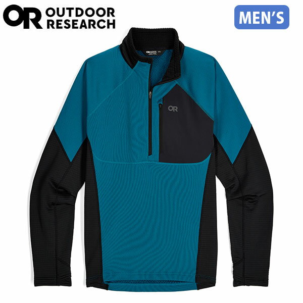 アウトドアリサーチ メンズ デビエイターフリースハーフジップOUTDOOR RESEARCH アウトドアリサーチ メンズ デビエイターフリースハーフジップは通気性、防風性、断熱性を兼ね備えたテクニカルフリースです。寒冷時、行動量の高いアクテ...