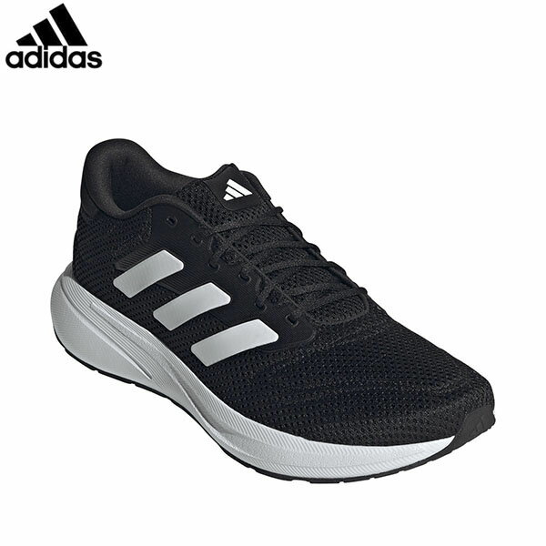 IH6100レスポンス ランナーコアブラック/フットウェアホワイト/フットウェアホワイトトラックを軽く数周走ったり、自己ベスト更新を目指したり。目標達成に向けて努力する全てのランナーを応援するアディダス ランニングシューズ。クッション性が心...