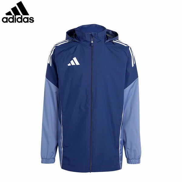 JSJ90ティロ 25 コンペティション オールウェザージャケットチームネイビーブルー/クルーブルー天気が変わりやすい日には、このアディダス ティロ 25 コンペティションジャケットが頼りになる。悪天候でもエネルギッシュに動けるようデザイン...