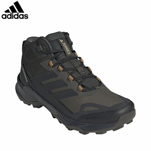 JR3980テレックス スカイチェイサー AX5 ミッド GORE-TEX ハイキング / Terrex Skychaser AX5 Mid GORE-TEX Hiking Shoesシャドーオリーブ/カーボン/ブロンズストレータどこへ向か...