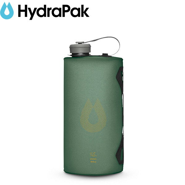 A822GRシーカー 2Lセージグリーン ウルトラライト ウォーターストレージ シーカーはハイドラパックの超軽量で耐久性に優れたウォーターストレージバッグです。水場に吊り下げたり、バックパックに取り付けたりと多目的に使いやすいサイドラッシュ...