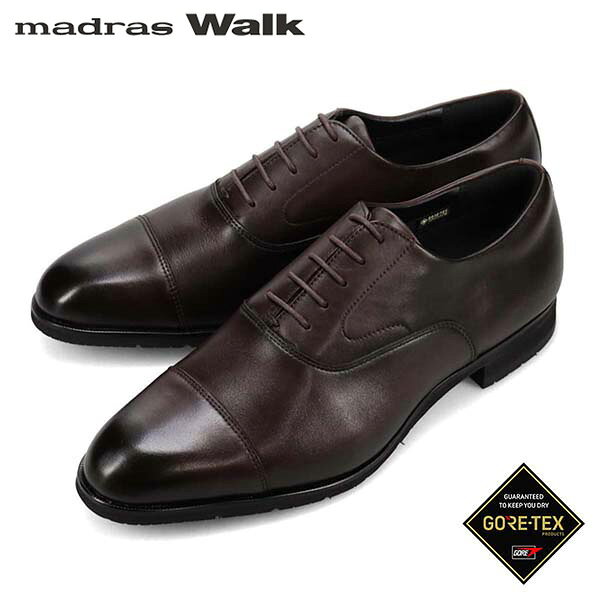 【大きいサイズ】【GORE-TEX】マドラスウォーク madras Walk ゴアテックス サラウンド フットウェア　内羽根ストレートチップドレスシューズ　MWK9640S 全天候サラッと快適。GORE-TEX SURROUND テクノロジ...