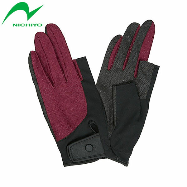 UV-23WMメッシュグローブ磁石付き 2本指切りワイン夏涼しいメッシュグローブ■数量1双■素材・材質ポリエステル×メッシュPU■機能UVカット、速乾■原産国インドネシア手袋 グラウンドゴルフ 2本指切り 磁石付き メッシュ NICHIYO...