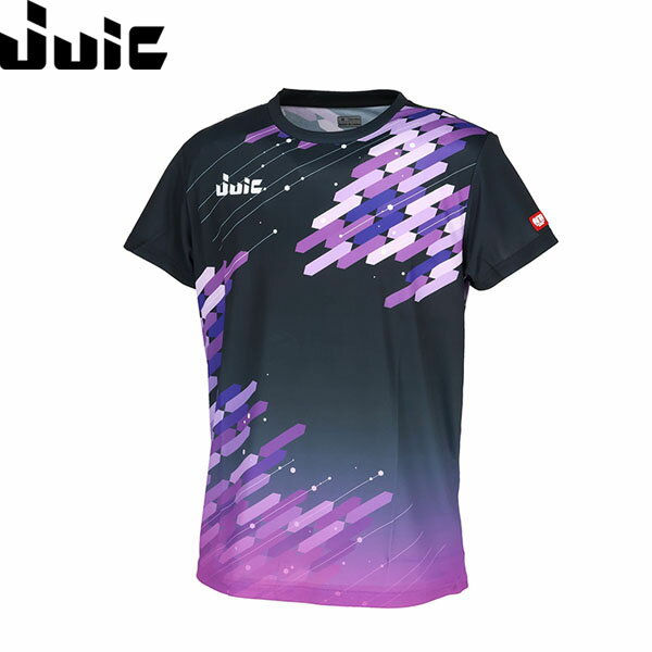 5699ハイパーJブラックパープルお手頃にオシャレに夏を楽しもう！■素材・材質ポリエステル100％■機能軽量素材、吸収速乾■原産国中国■仕様、特徴JTTA公認ユニフォーム卓球 卓球ウェア ユニフォーム 半袖シャツ Tシャツ シャツ 軽量 吸...