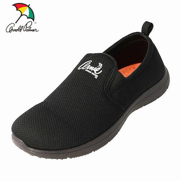 AN0932インジェクションシューズ素材・材質アッパー/ポリエステル、ソール/合成底原産国中国特徴:カジュアルシューズ、スリッポンタイプアーノルドパーマー Arnold Palmer カジュアル シューズ AN0932 オールブラック ブラ...