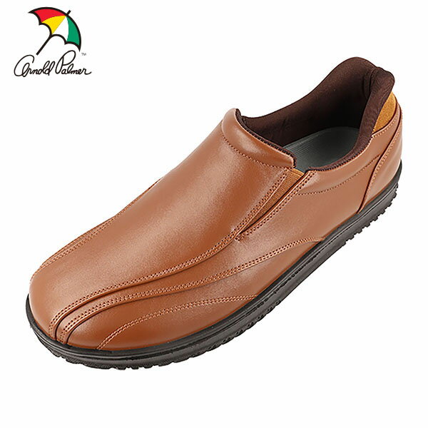 AP0090ハンズフリーシューズ素材・材質アッパー/合成皮革、ソール/ウレタン原産国中国特徴:ハンズフリーシューズ、4cm6時間防水アーノルドパーマー Arnold Palmer カジュアル シューズ AP0090 キャメル ブラウン Ar...