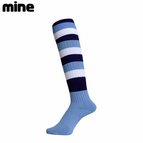 727RUGBY SOCKS ネイビー×サックス×ホワイト 25-27cmラグビーやサッカーのソックスに、摩耗に強い。■素材・材質ポリエステル、ポリウレタン■原産国ベトナムラグビー ソックス 練習用 サッカー 摩耗に強い mine(マイン)...