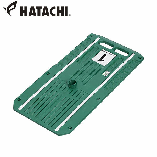 BH4040ビッグスタートマット大型スタートマット。持ち運びがしやすい持ち手つき。■原産国原産国：中国付属品：ホールナンバーシール（No．1〜8）、ボールスタンド1個（公社）日本グラウンドゴルフ協会認定品 HATACHI(ハタチ)とは 心地...