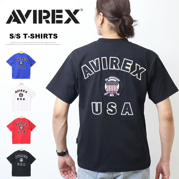 SIGNATURE VARSITY LOGO T-SHIRT 【商品詳細】 ・AVIREXを代表するアイコニックな半袖Tシャツ ・バックには、シグネーチャーロゴを刺繍アップリケで再現 ・薄手だがハリ感のあるコットン・ポリエステル素材を使用 ...