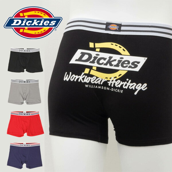 アメリカを代表するワークカジュアルブランド「Dickies」のボクサーパンツです。 伸縮性がよく、はき心地バツグン。 様々な年代に合わせやすいスタンダードなスタイルながらも、 バックのインパクトのあるロゴがポイント。 ゴム部分は、ブランドロ...