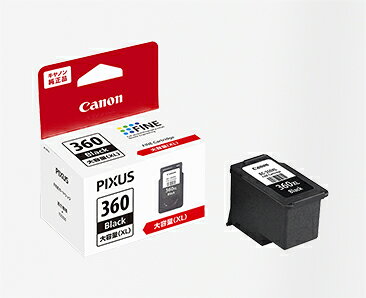 CANON　純正品 BC-360XL　ブラック　大容量　JAN：　4549292144529　商品コード：　3708C001 対応機種 PIXUS TS5330 PIXUS TS5430