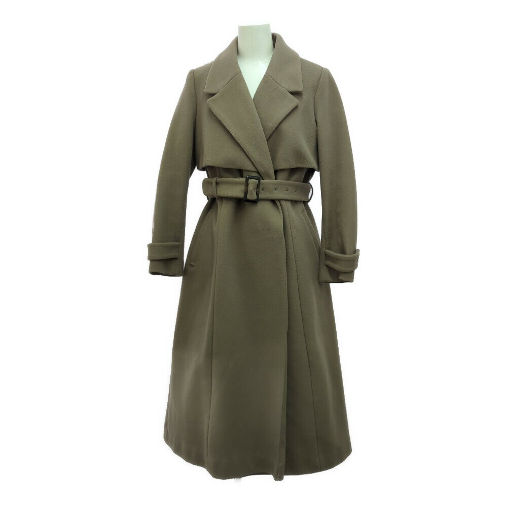 tocco closet トッコクローゼット ベルト付き ヨークデザイン ロングコート/186-158923/M/モカベージュ/翌日配送可【秋冬】【♀】【B】【レディース】★■599414【中古】お問い合わせ番号 ■599414 (5cta...