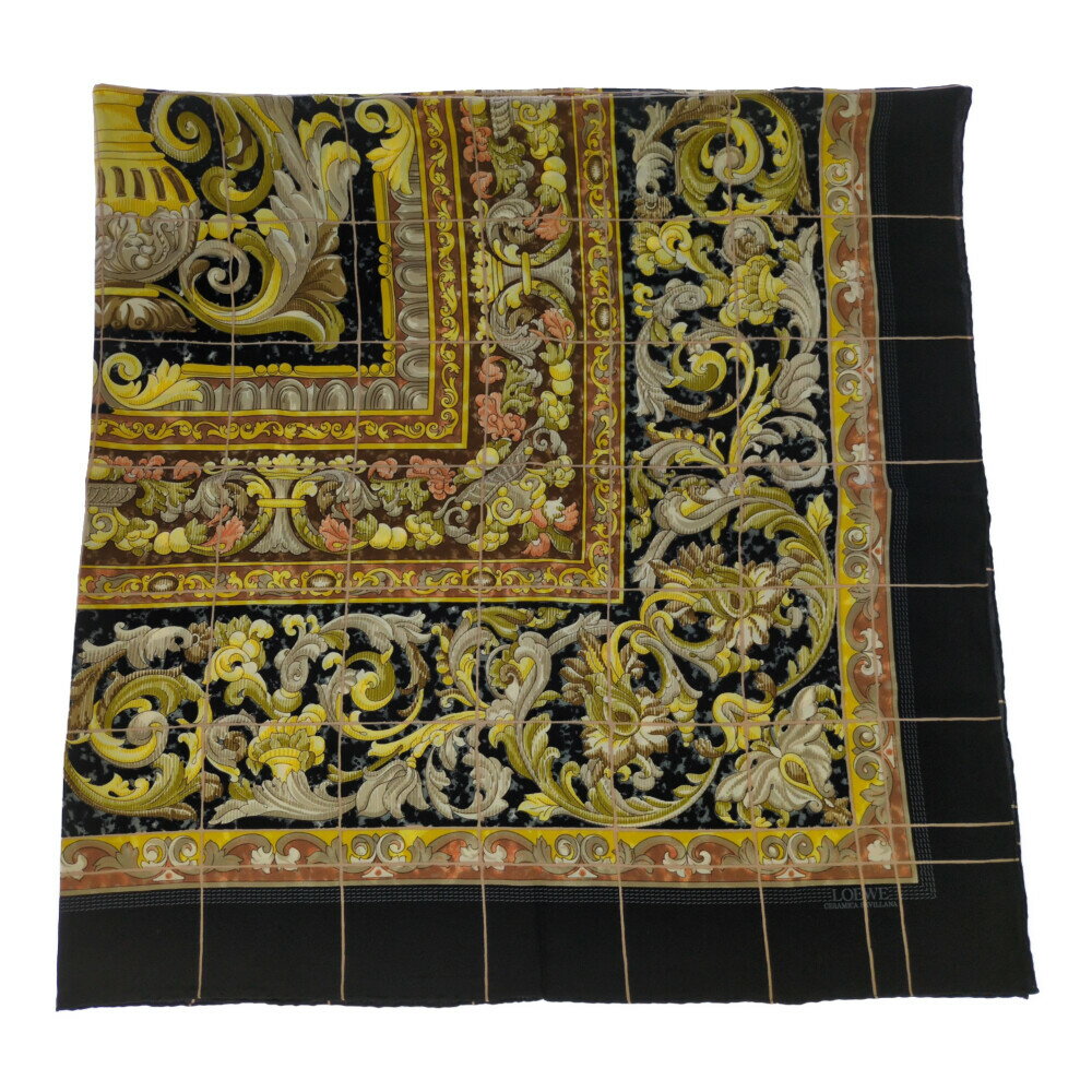 LOEWE ロエベ シルク 大判 スカーフネックウェア/ブラック【オールシーズン】【♀】【A】【レディース】★■604798【中古】お問い合わせ番号 ■604798 (isca1120l) 2026年2月12日当店売り出し価格30,250円...