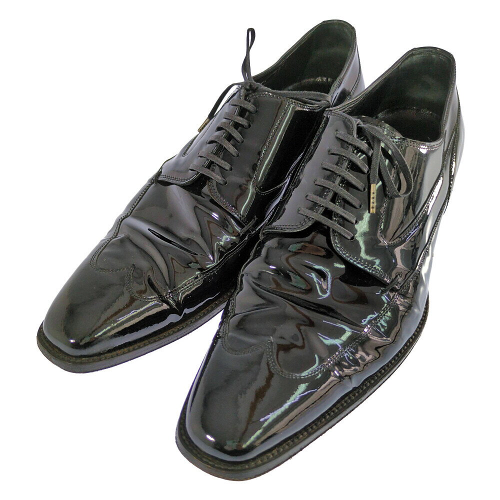 Dior HOMME ディオールオム エナメル レースアップシューズ靴 40 ブラック【オールシーズン】【♂】【B】【メンズ】★■613986【中古】お問い合わせ番号 ■613986 (sosa1213m) 2026年5月11日当店売り出し...