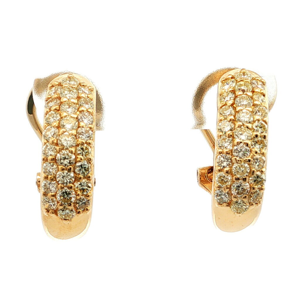 0.5ct 0.5ct パヴェセッティング ダイヤモンドイヤリング K18YG/750-5.1g イエローゴールド 【♀】【S】【レディース】★■612440【中古】お問い合わせ番号 ■612440 (prga0758l) 2026年5月2...