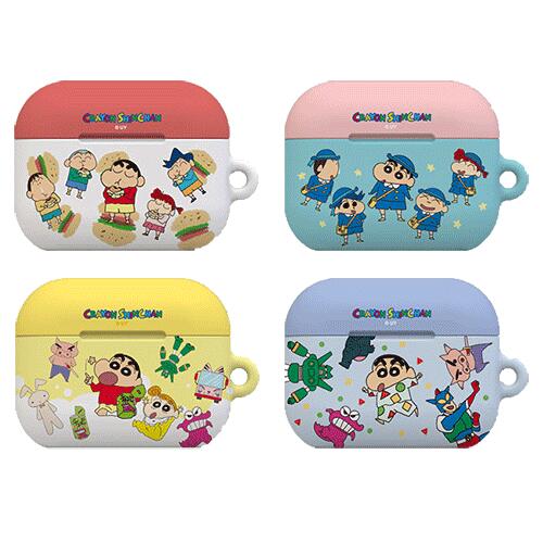 【商品名】 クレヨンしんちゃん わいわい エアーポッズ プロ 第1世代 第2世代 第3世代 第4世代 ハード ケース カバー CRAYON SHINCHAN WAGLE WAGLE AirPods Pro 2nd 1st 3rd 4th H...