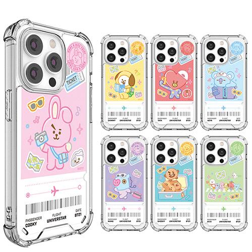 【商品名】 BT21 ハブ·ア·ナイス·トリップ チケット iPhone Galaxy 防弾 ケース カバー スマホケース BT21 HAVE A NICE TRIP TICKET GELL HARD 【対応機種】 iPhone 15 / ...