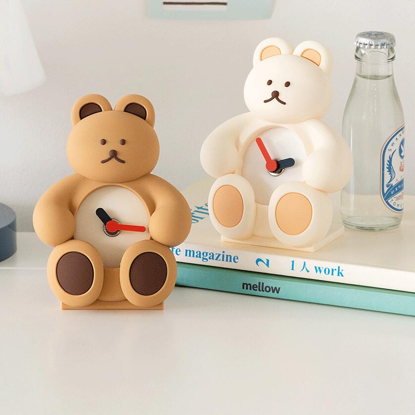 ◎商品名および型番 :DONAT DONAT Bear Silicone Table Clock ドナトベア シリコーン 時計 置き時計 かわいい カフェ風 壁飾り おしゃれ ウォールクロック プレゼント ギフト 韓国で大人気 ◎材質 : ...